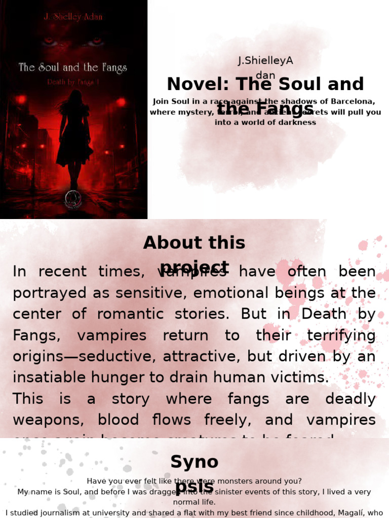 Novel The Soul and The Fangs | PDF | Vampires