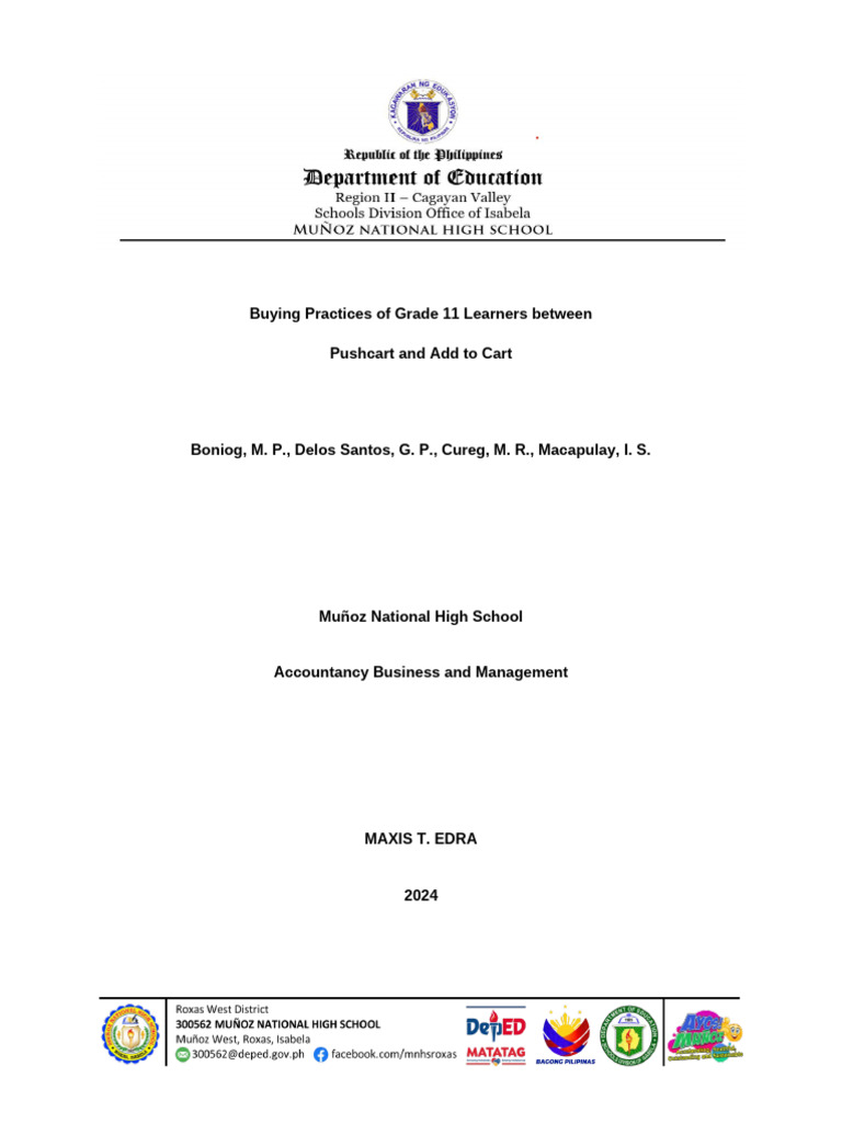 Group 7 Mimg | PDF | Online Shopping | Consumer Behaviour