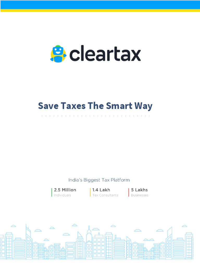 Cleartax Investment Handbook2018!19!1 | PDF | Tax Deduction | Taxes