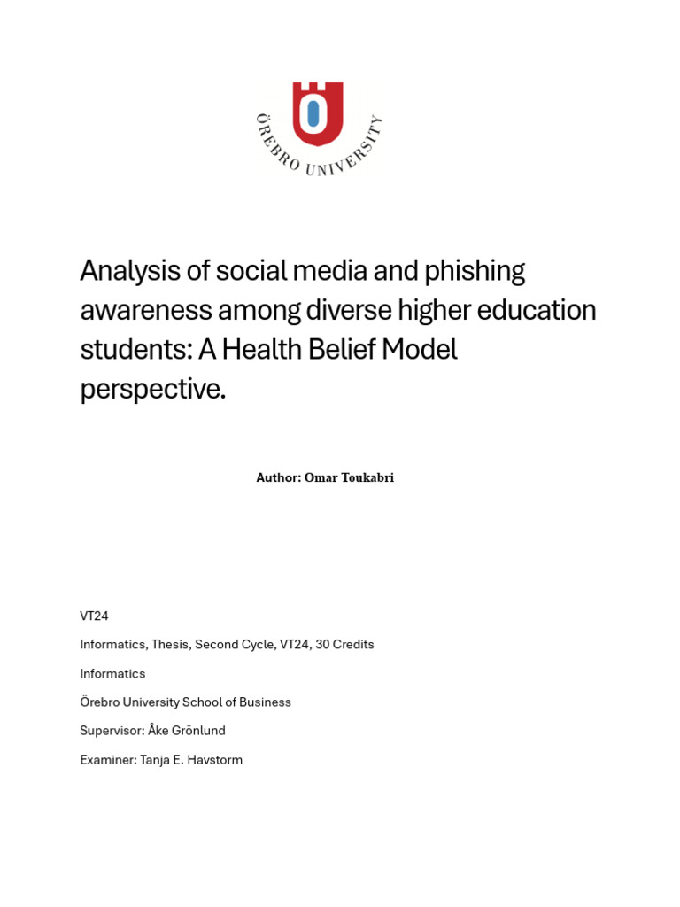 FULLTEXT01 | PDF | Computer Security | Security