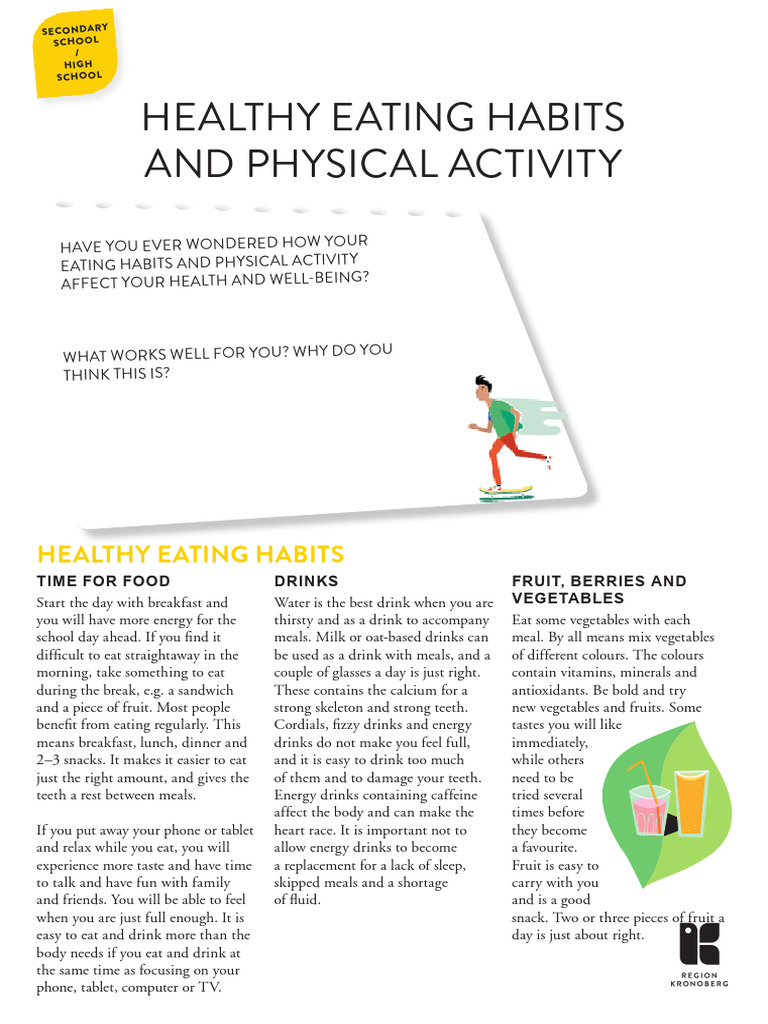 Teen Guide to Healthy Living | PDF | Meal | Whole Grain