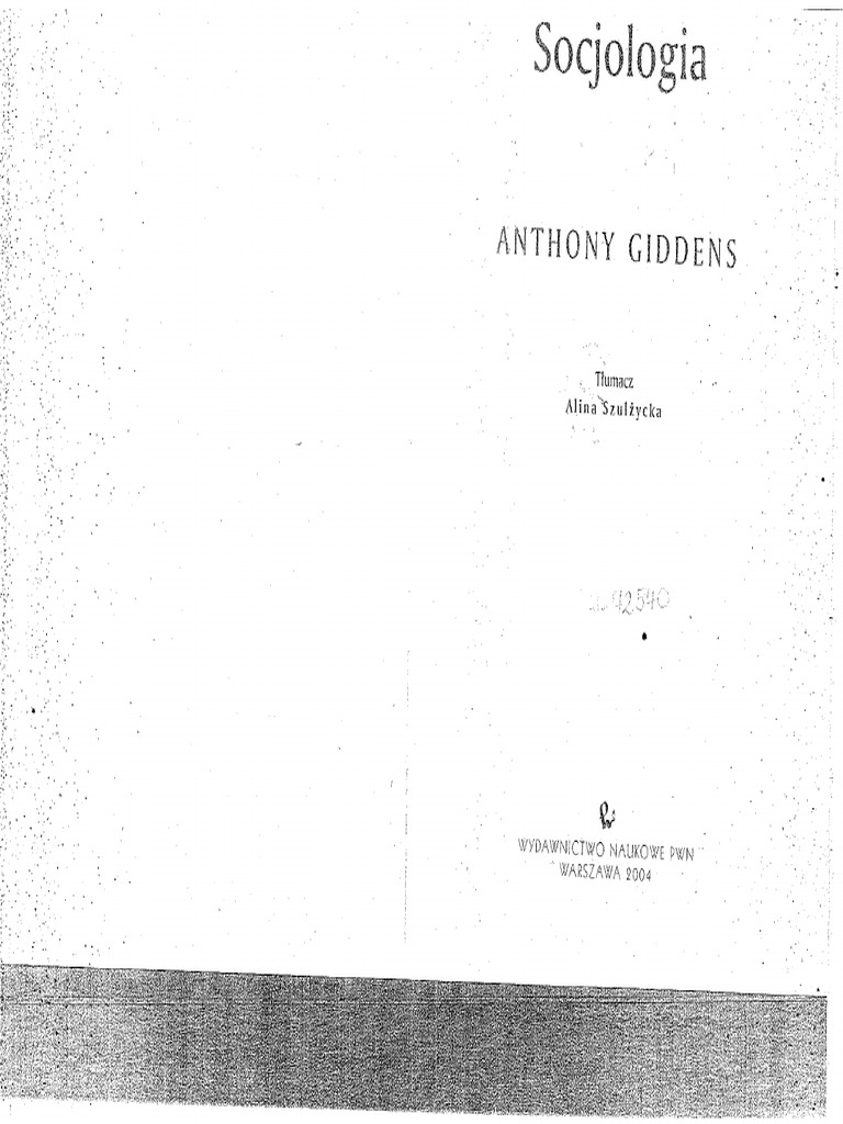 2 - 1 - Giddens-Socjologia | PDF