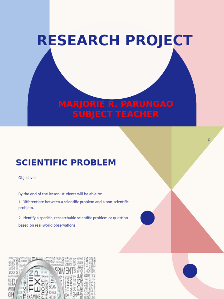Scientific Problem or Question | PDF | Experiment | Learning