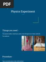 Bell Jar Experiment | PDF