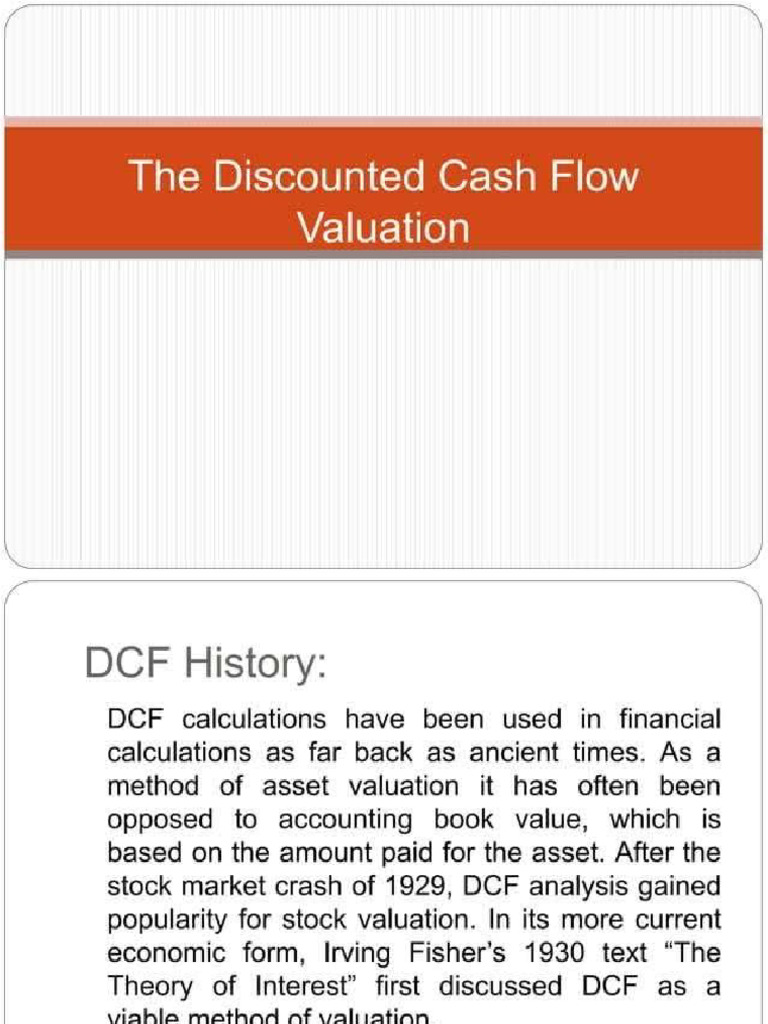 DCF Method | PDF