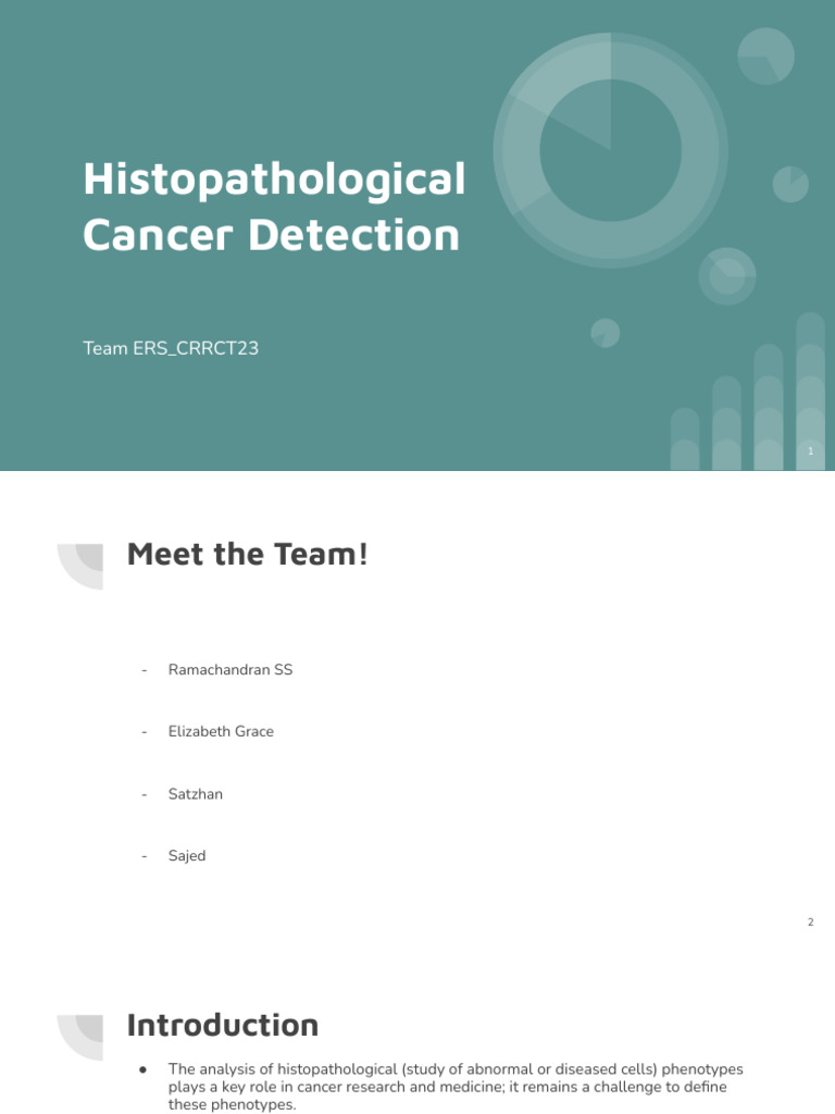 Histopathological Cancer Early Detection | PDF | Machine Learning ...