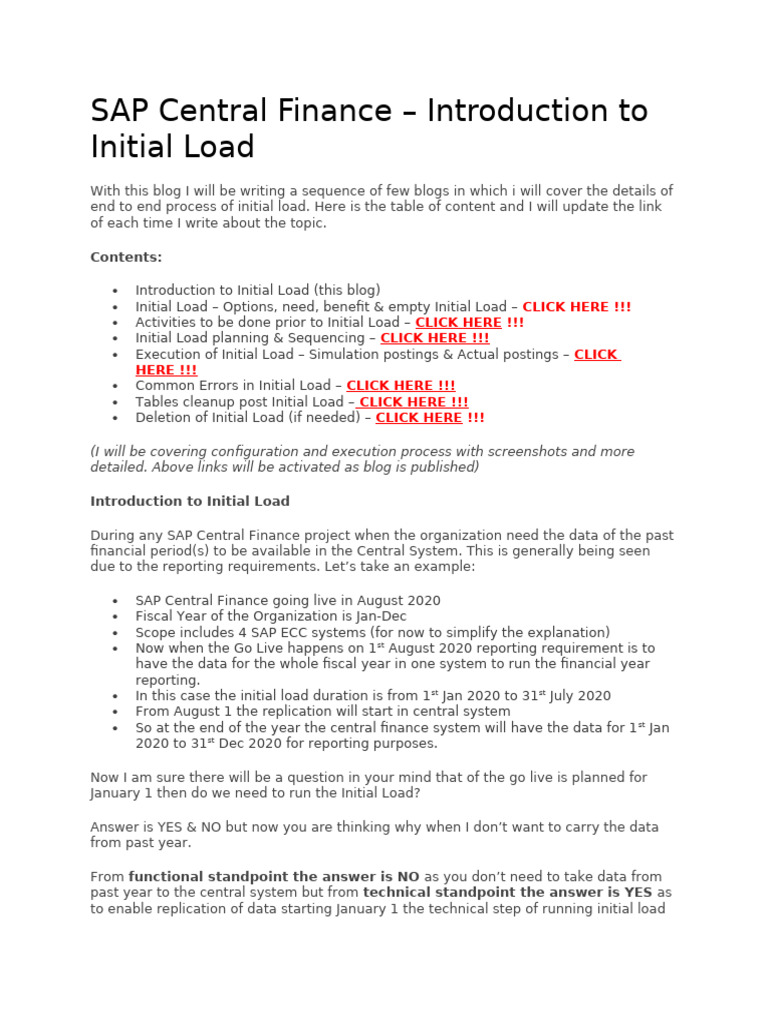CFIN Initial Load Simplified | PDF | Databases | Error Detection And Correction