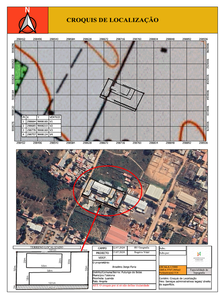 CROQUIS DE LOCALIZAÇÃO ANSELMO | PDF