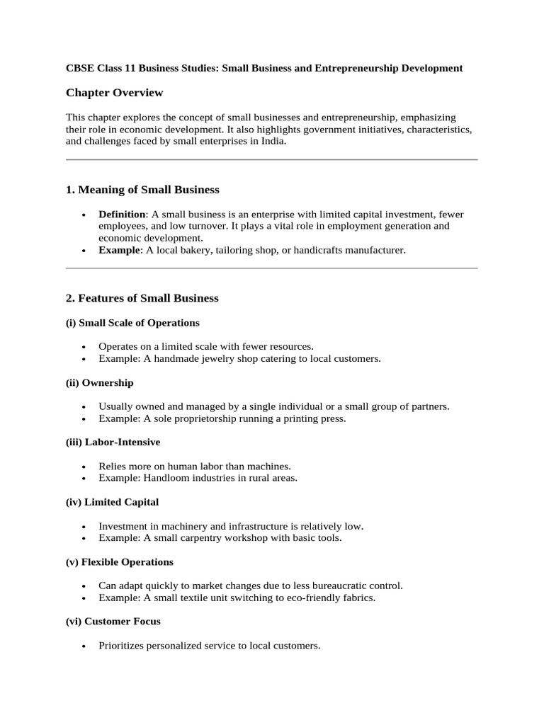 BST Small Business and Entrepreneurship Develoment | PDF ...