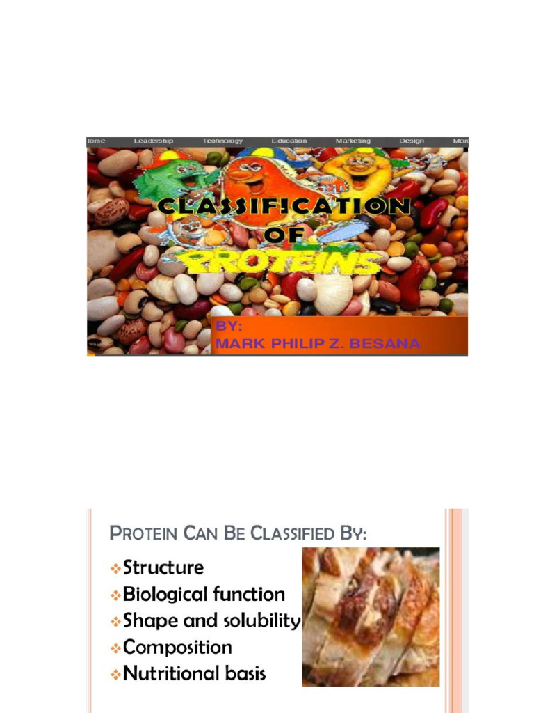 Class. of Protiens Rekha | PDF