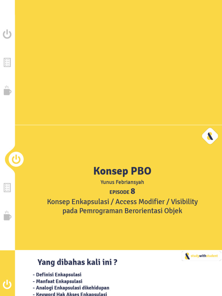 8. Enkapsulasi Access Modifier | PDF