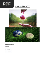 Lab Report Free Fall Motion | PDF | Velocity | Gravity