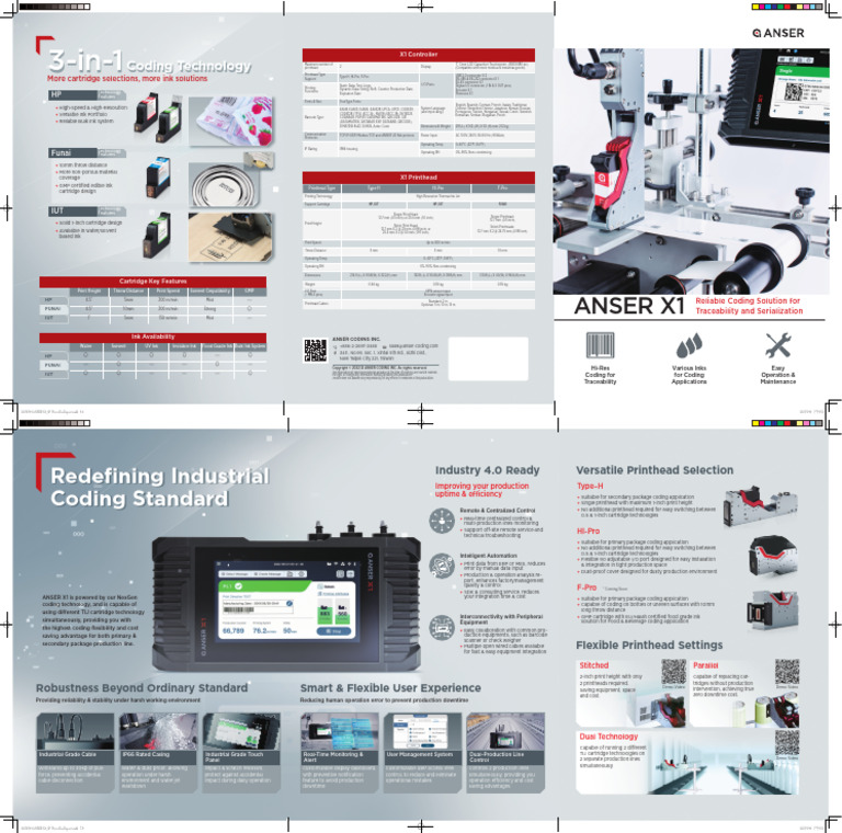 Anser x1 - 6p Flyer Print Out PDF | PDF | Printer (Computing ...