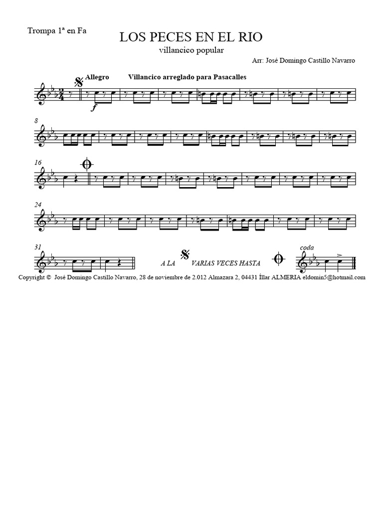 Trompa 1º en Fa | PDF