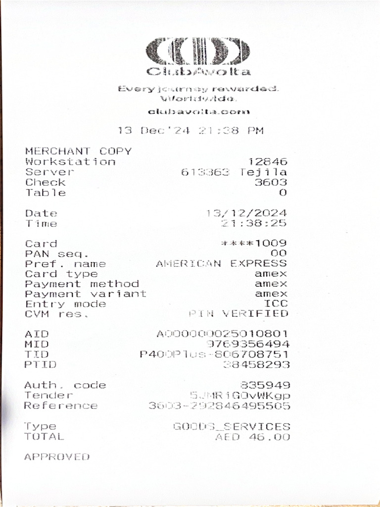 Dubai Airport Duty Free Receipt | PDF