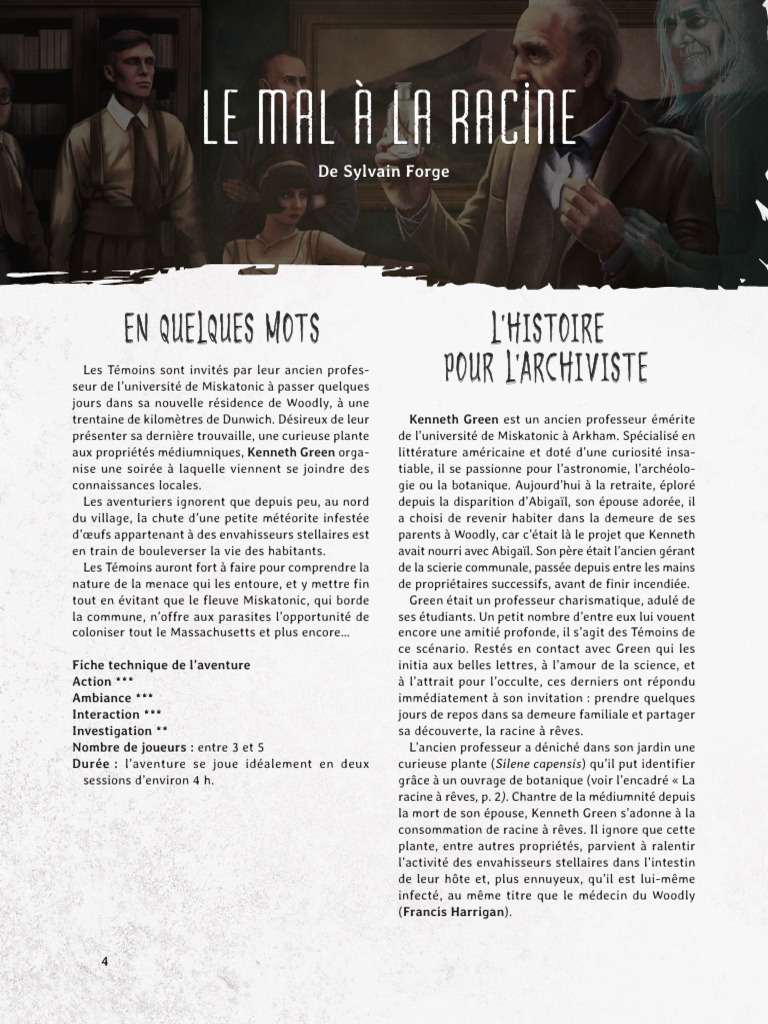 Mal à la racine : l'invasion de Woodly | PDF | Fantômes