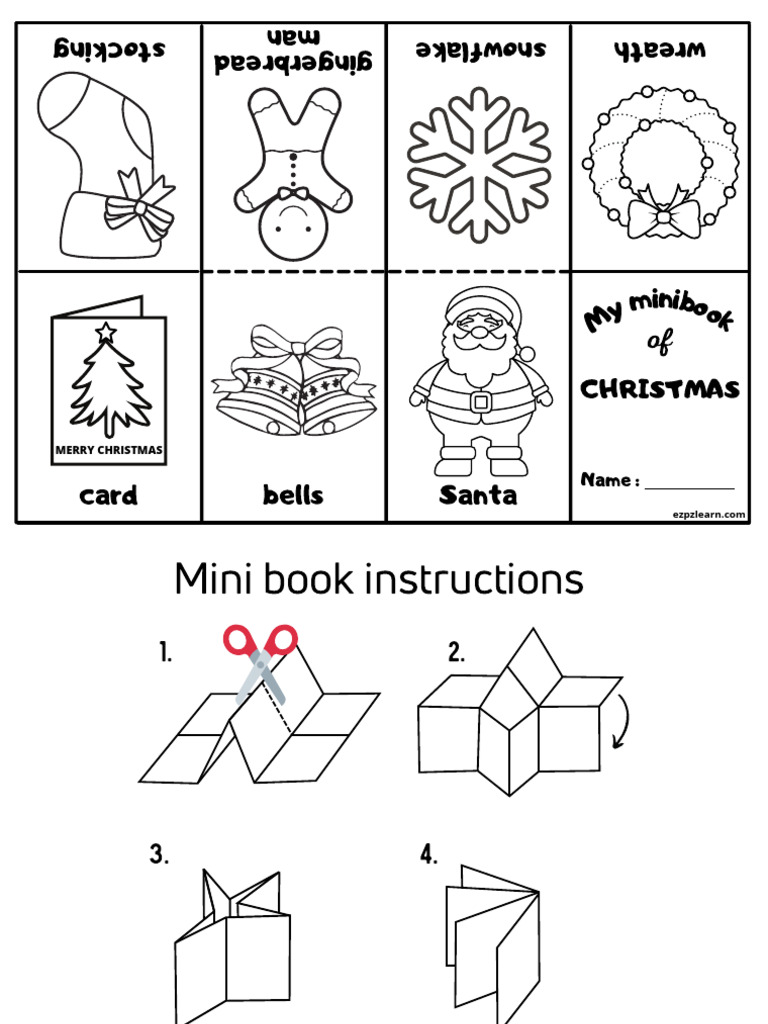 Christmas2 Mini Coloring Book | PDF