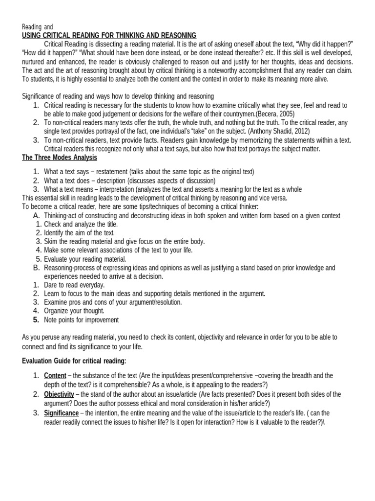 Explicit and Implicit Claims in A Text | PDF | Critical Thinking | Reason