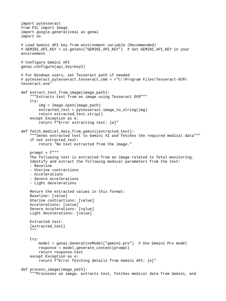 Extracting Medical Data from Images | PDF