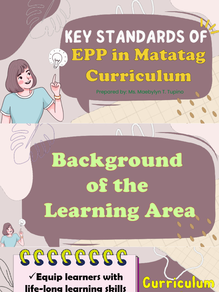 EPP & TLE Curriculum Overview for Grades 4-12 | PDF | Learning | Thought