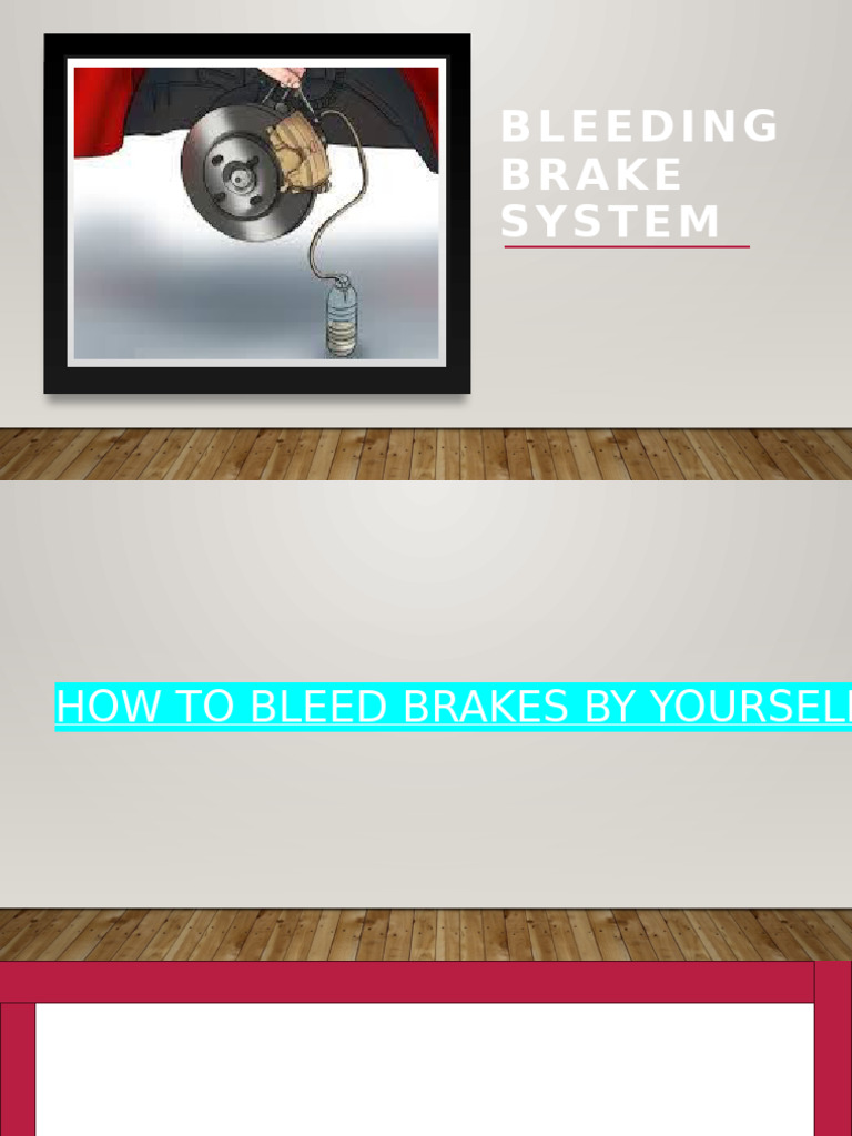 DIY Brake Bleeding Guide | PDF | Brake | Anti Lock Braking System