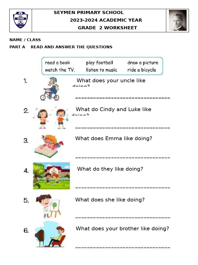 Free Time Activities | PDF