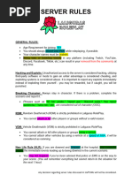 Roleplay Guidelines and Terminology | PDF