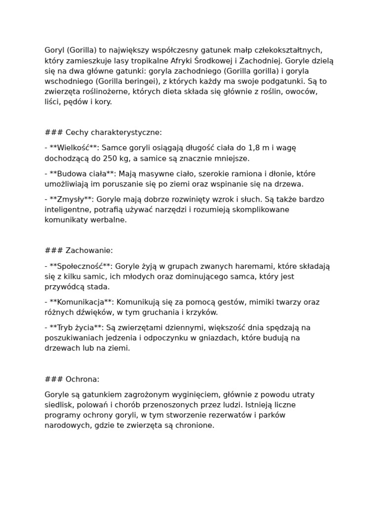 Goryl | PDF
