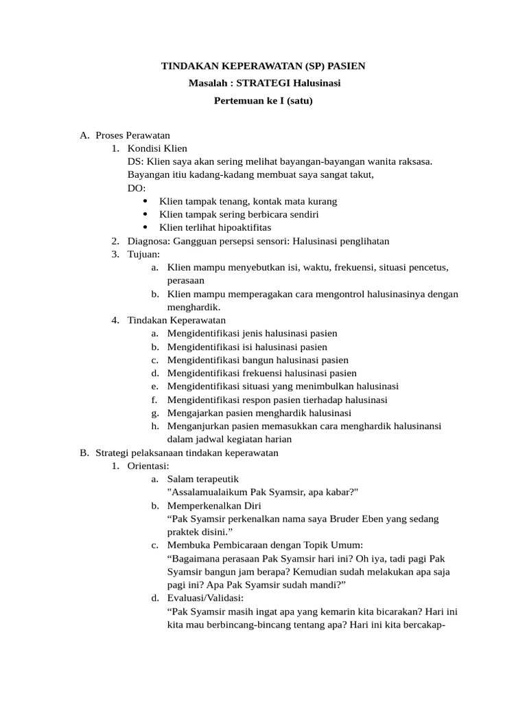 SP Halusinasi Ivana | PDF