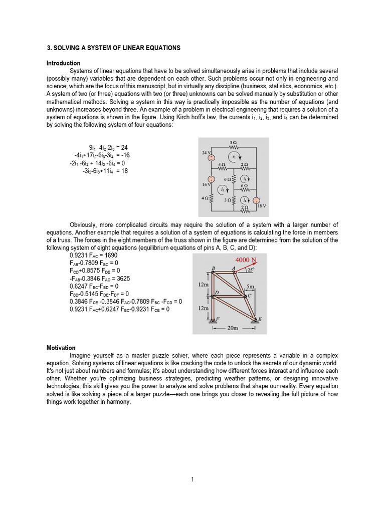 0 NS Topic 3 | PDF | Matrix (Mathematics) | Algebra