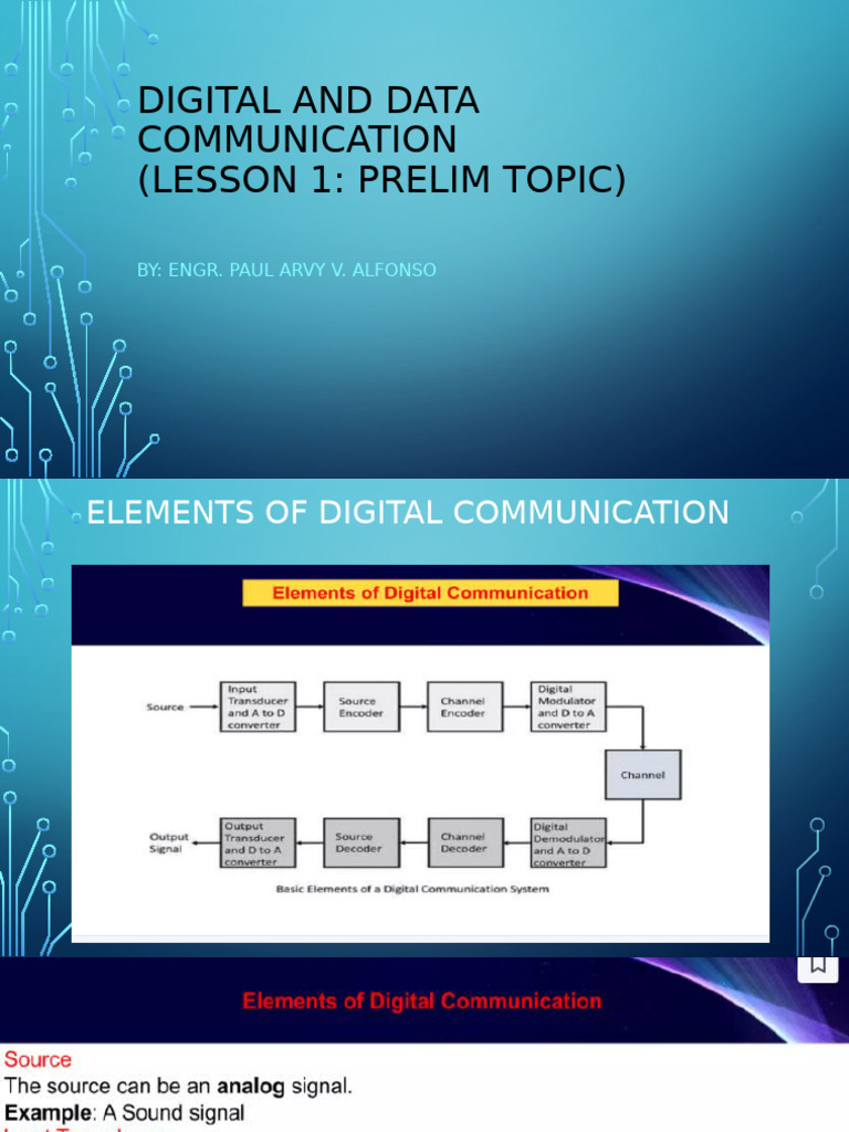 Digital and Data Communication | PDF