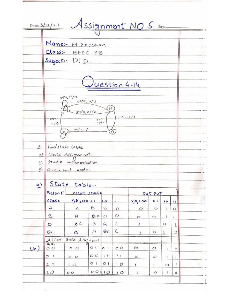 DLD Assignment 5 | PDF