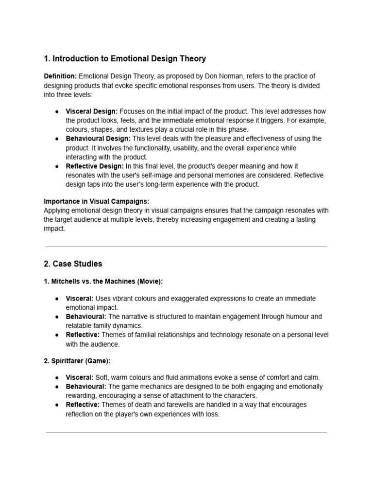 Emotional Design in Visual Campaigns | PDF | Cognitive Science | Psychology
