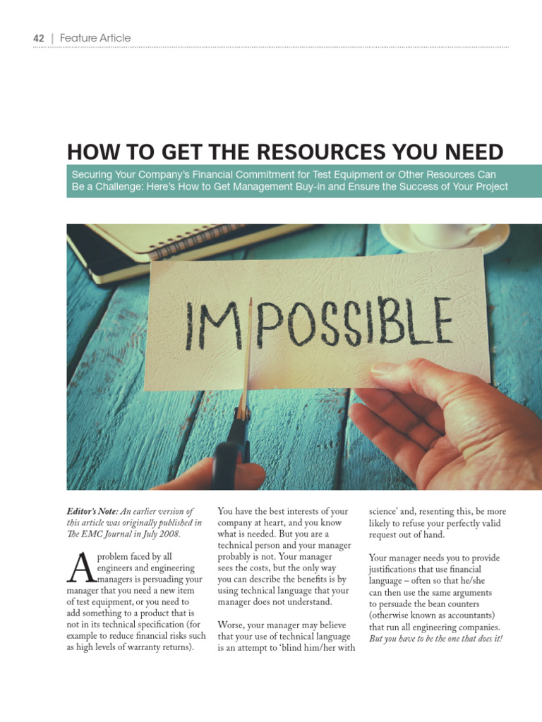 How To Get The Resources You Need | PDF | Engineering