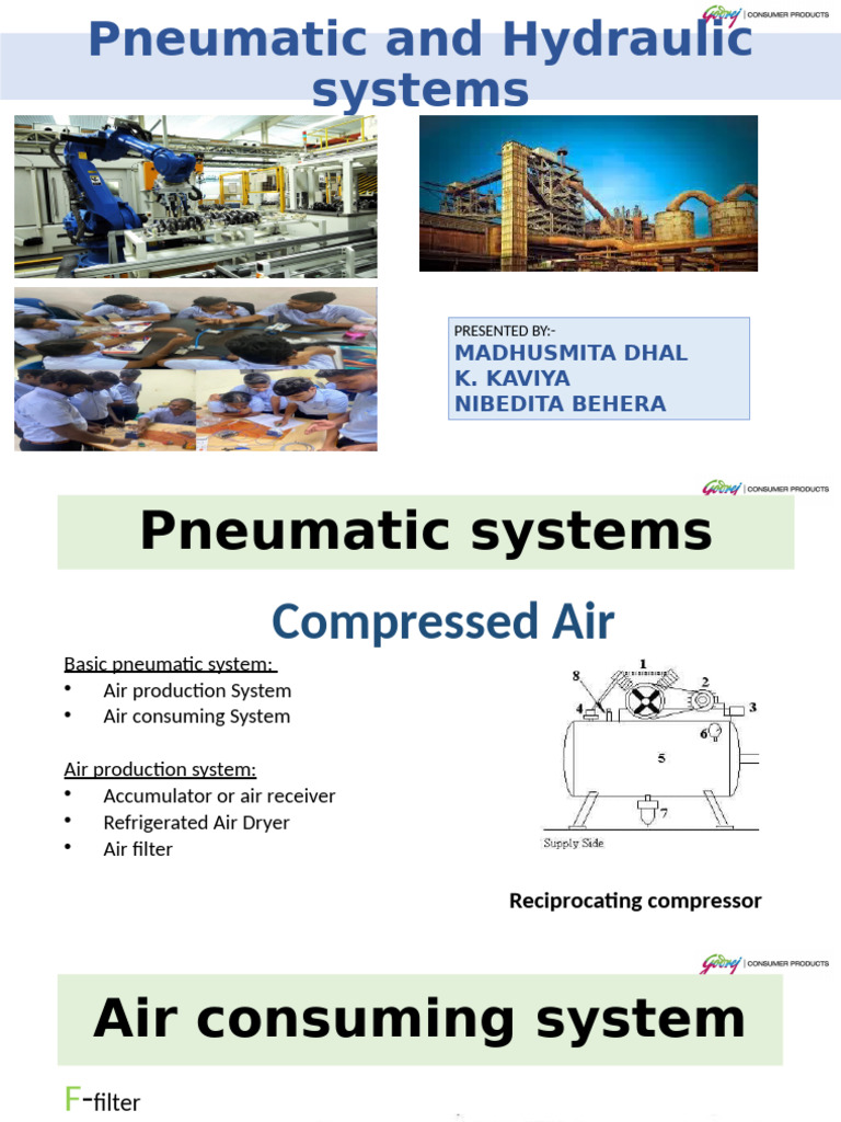 Pneumatics and Hydraulics PPT | PDF