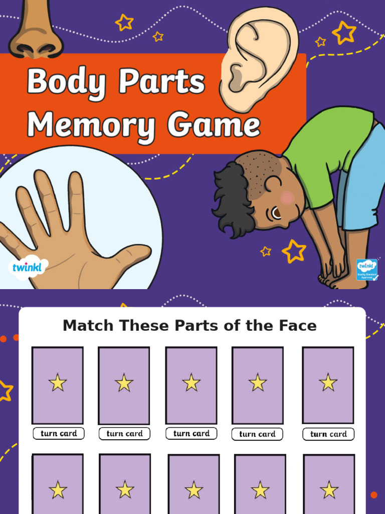 Au L 1627269892 Body Parts Memory Game Ver 3 | PDF