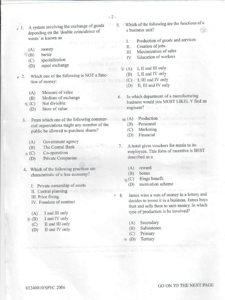 Pob MC Spec - 2006 | PDF