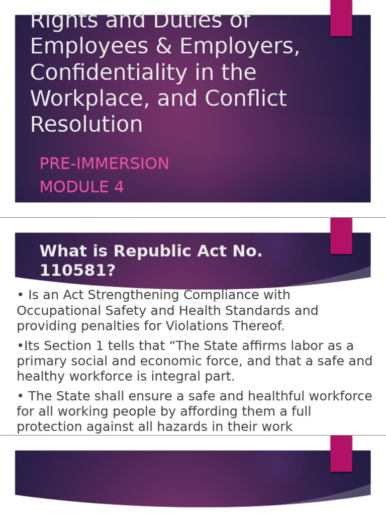 Work Immersion Module 4 Pio (1) | PDF | Occupational Safety And Health ...