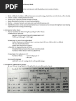 CHB Dimensions and Estimation Guide | PDF | Masonry | Concrete