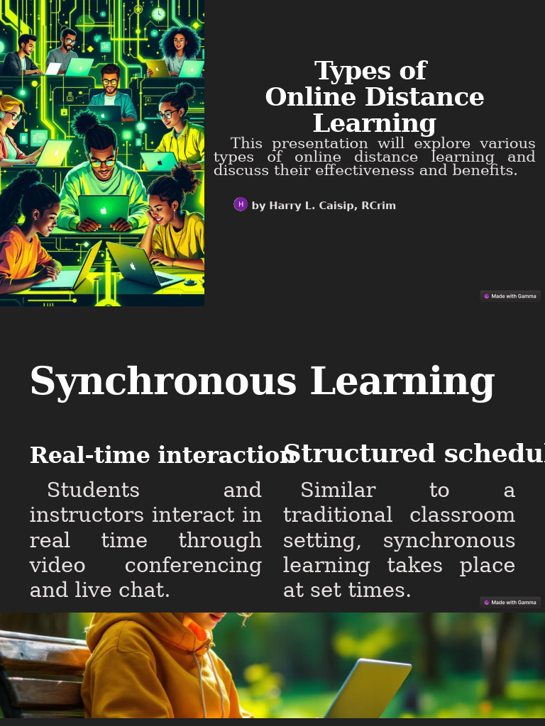 Types of Online Distance Learning | PDF