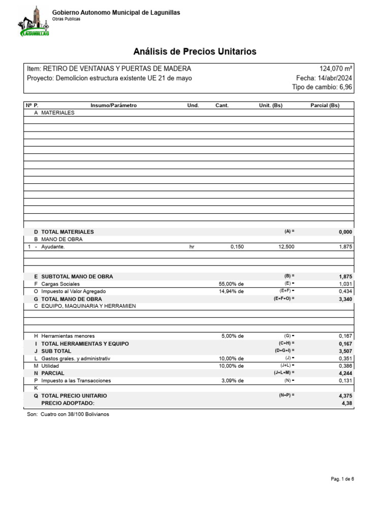 APU Demolicion UE 21 de Mayo | PDF | Economias | Dinero