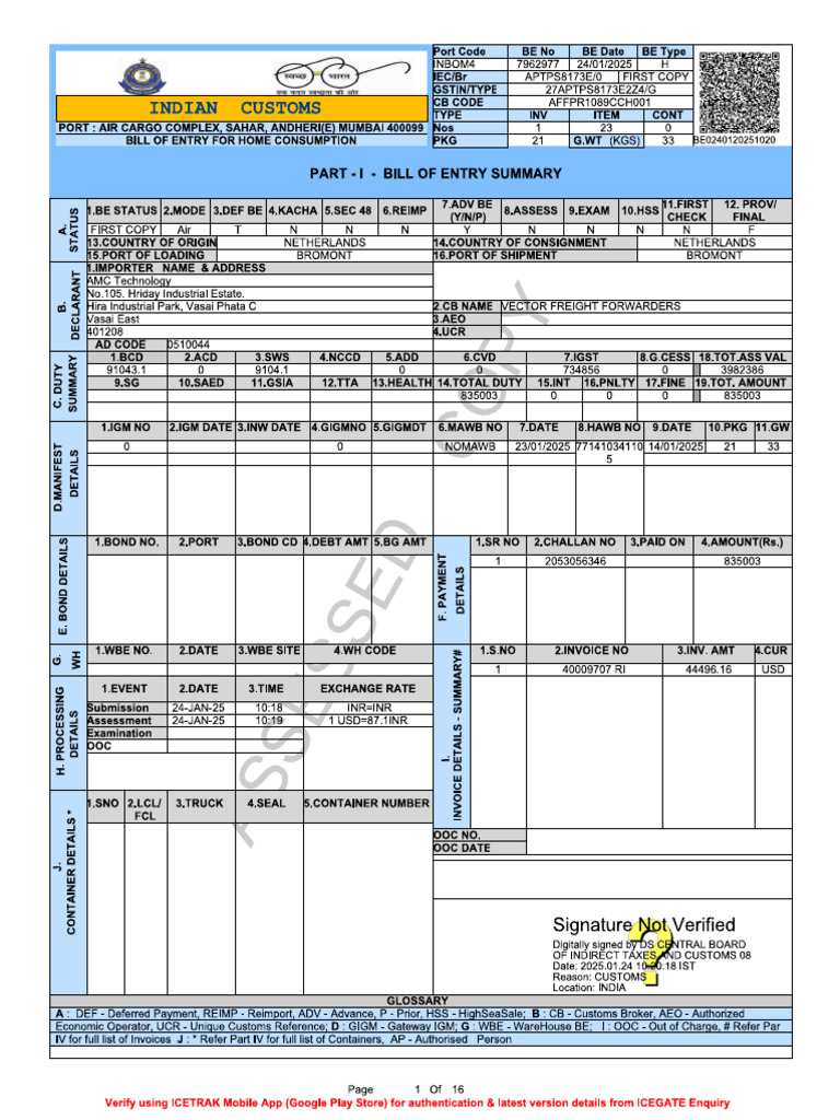Fedex Waybill 771410341105 | PDF