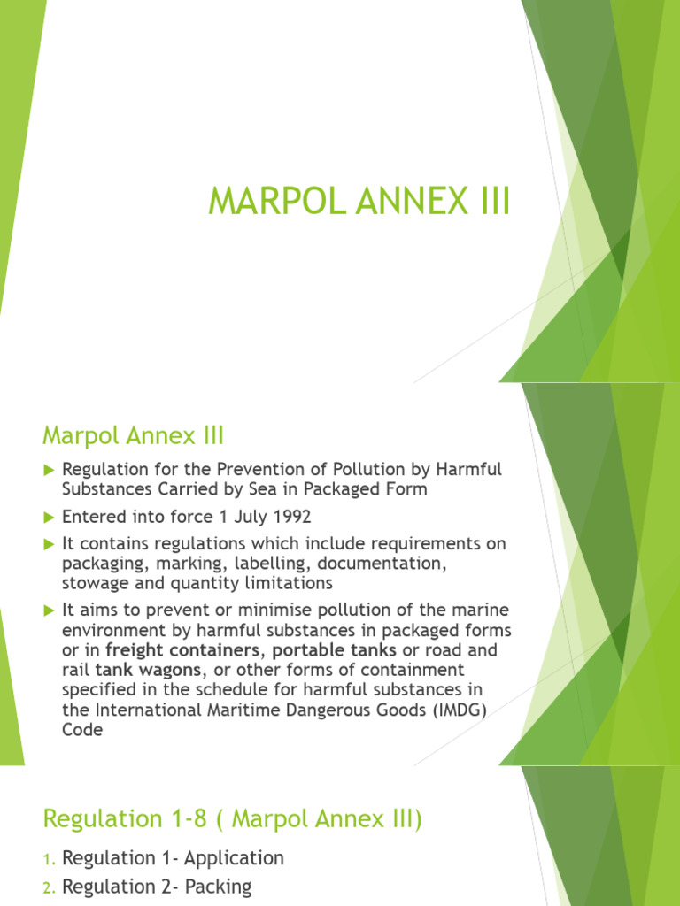 Marpol Annex 3 | PDF | Radionuclide | Radioactive Decay