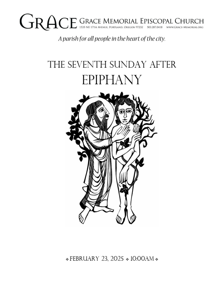 Seventh-Sunday-after-the-Epiphany.2.23.2025.10am.PRINT_ | PDF | Lent | Sacrifice