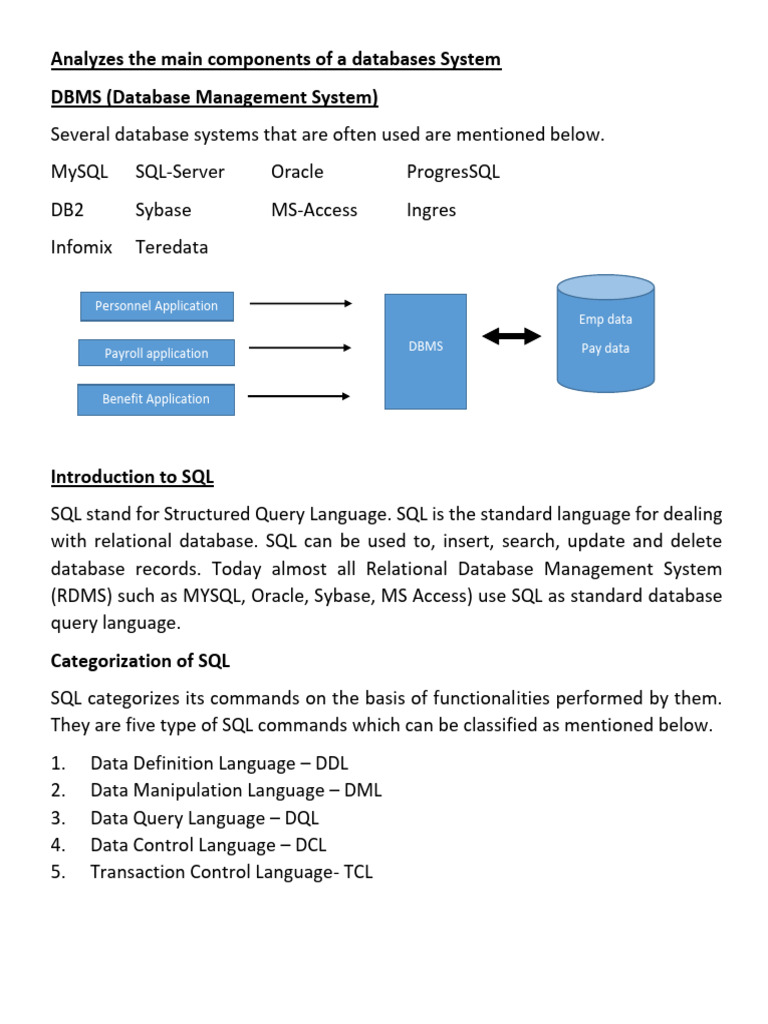 Relational Modeldatabases - SQL Part | PDF | Databases | Sql