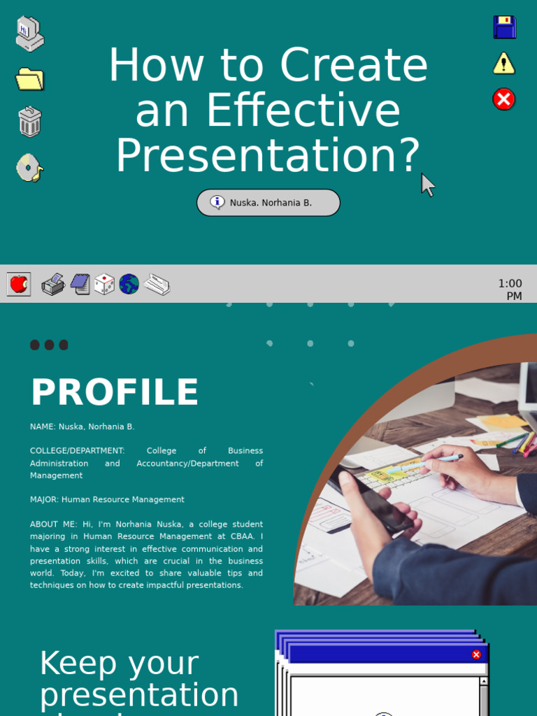 How To Create An Effective Presentation | PDF | Mentorship | Learning