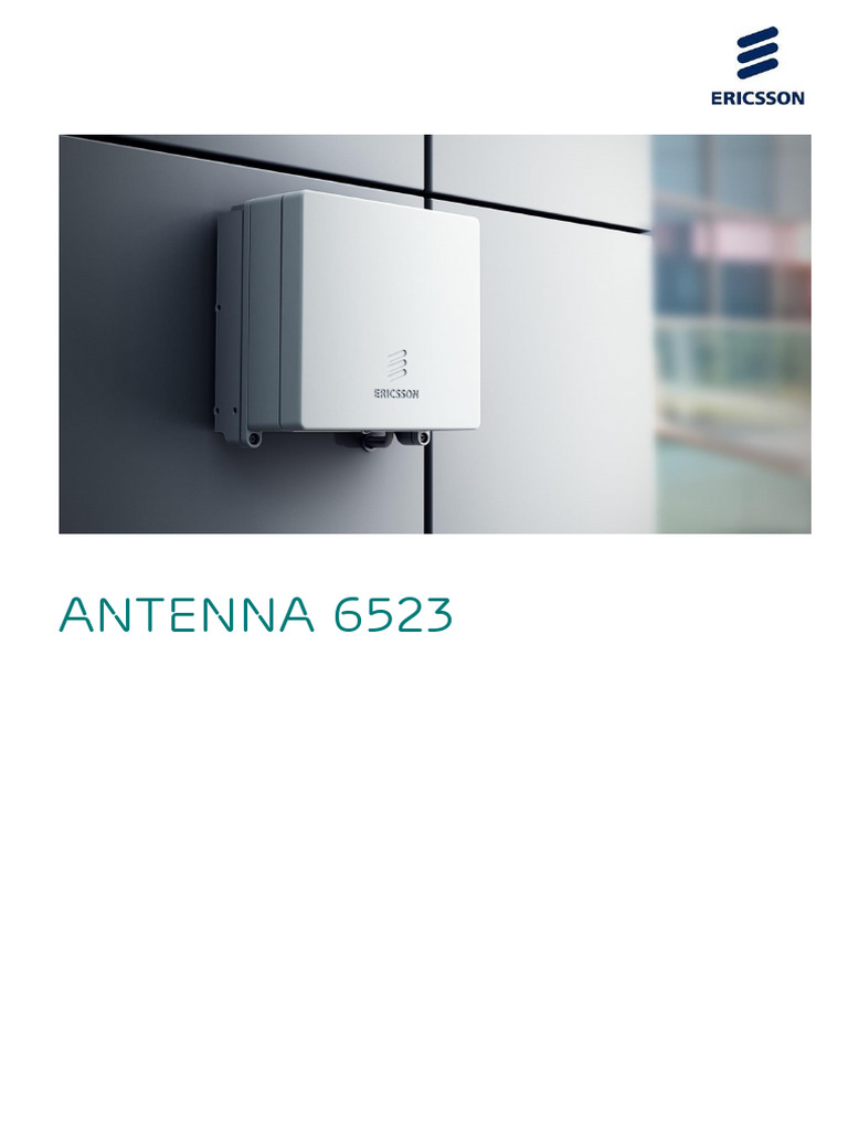 Antenna 6523 Datasheet 1800 | PDF | Antenna (Radio) | Radio