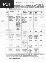Asset Statement Form 34A | PDF