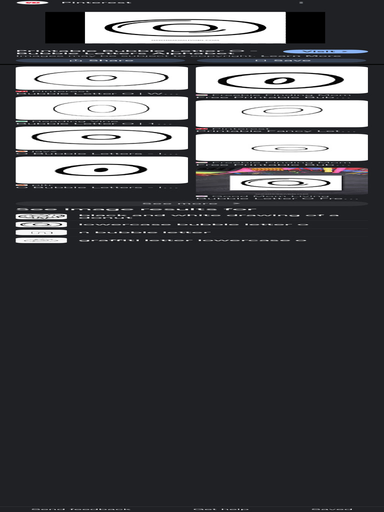 Bubble Letter o - Google Search | PDF