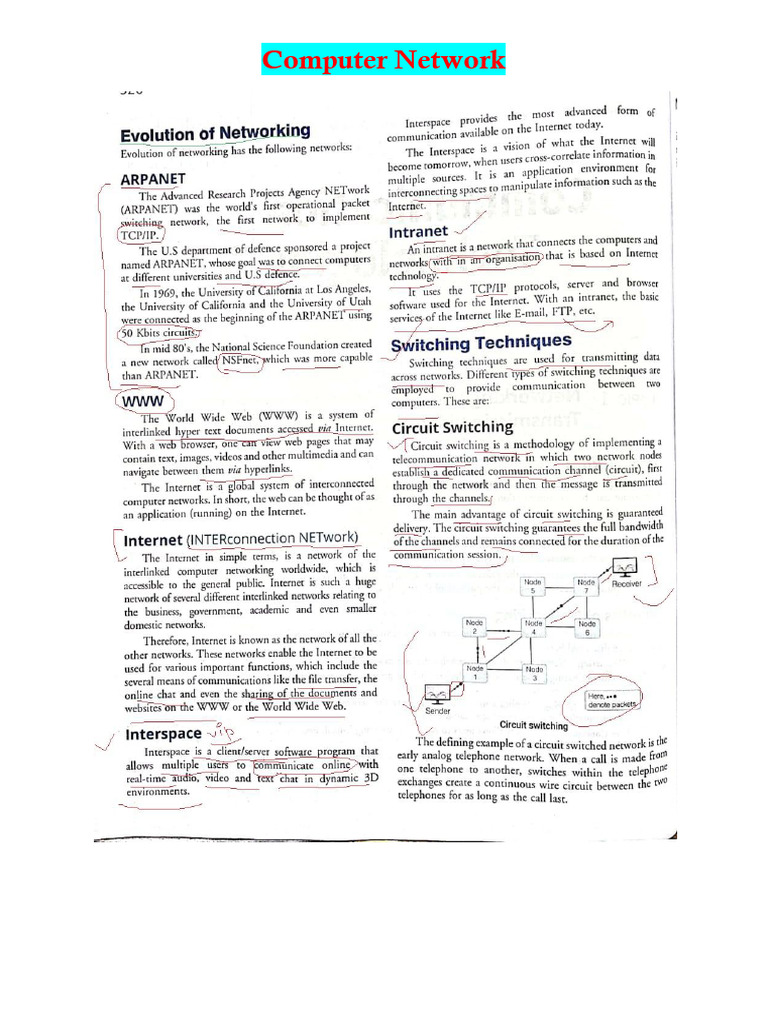Computer Network Part 1 | PDF